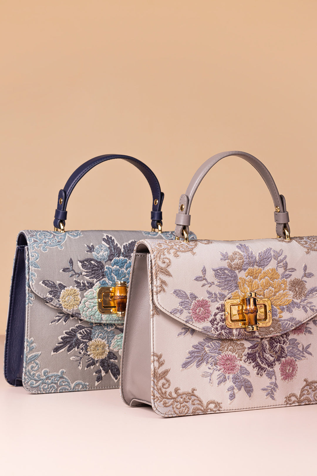 Hydrangea-Ivory Leather Shoulder Bag – The Leather Garden
